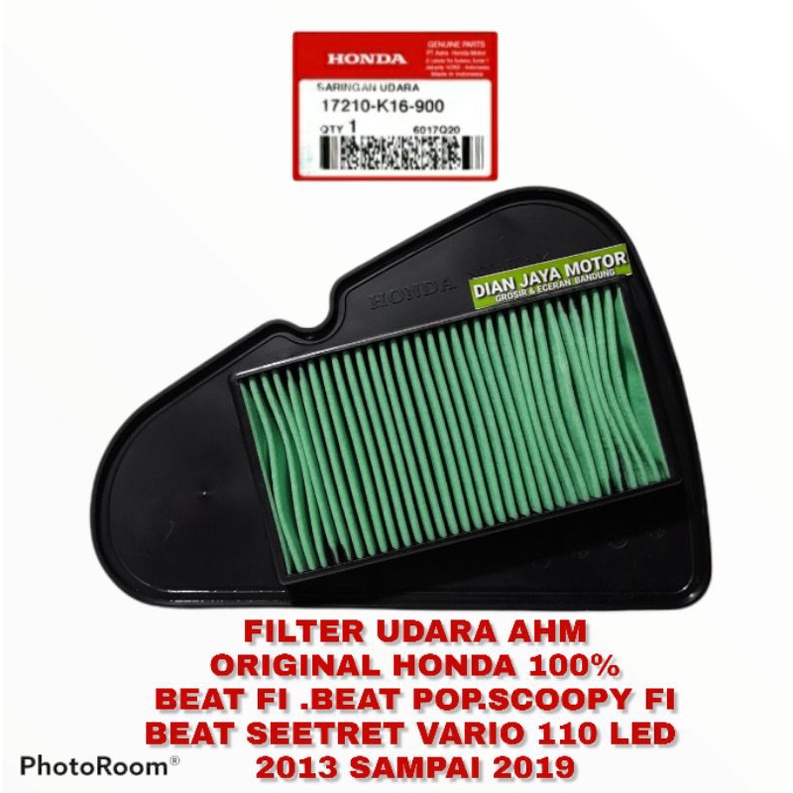Jual ( AHM ) Filter Udara K16 Original Honda Genuine Part Beat F1 Beat ...