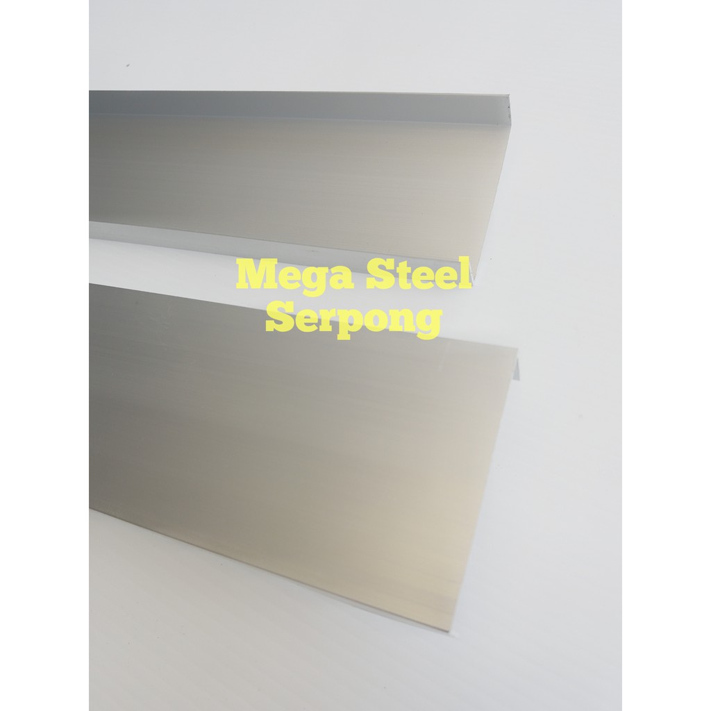 Jual List U Alumunium Silver uk 1.2 cm x 5 cm x 1.2 cm, Panjang 119.5 ...