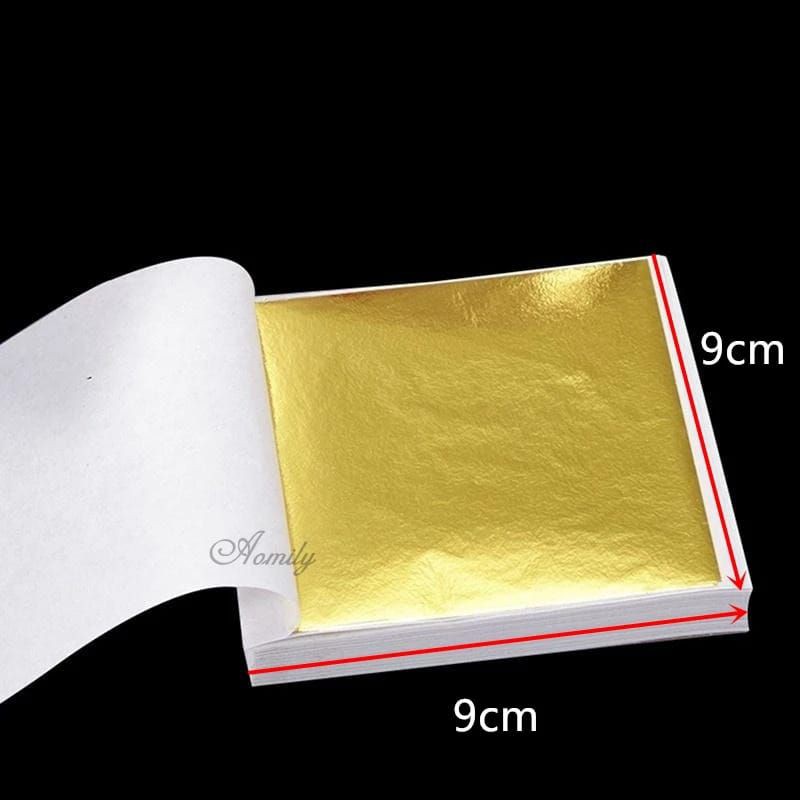 Jual TERMURAH!! Kertas Foil Emas | Gold Flakes Resin | Gold Sheet ...