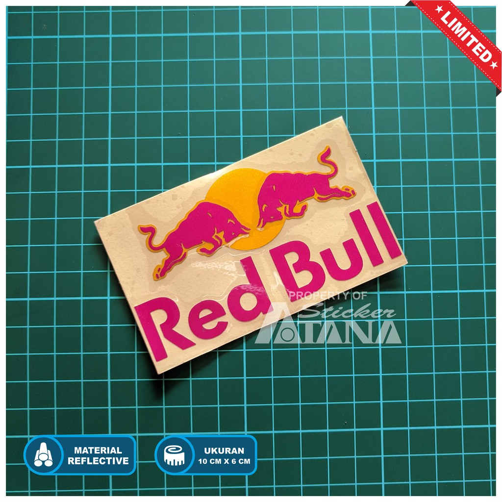 Jual Stiker RedBull Sticker Cutting Red Bull Decal Kratingdaeng Body ...