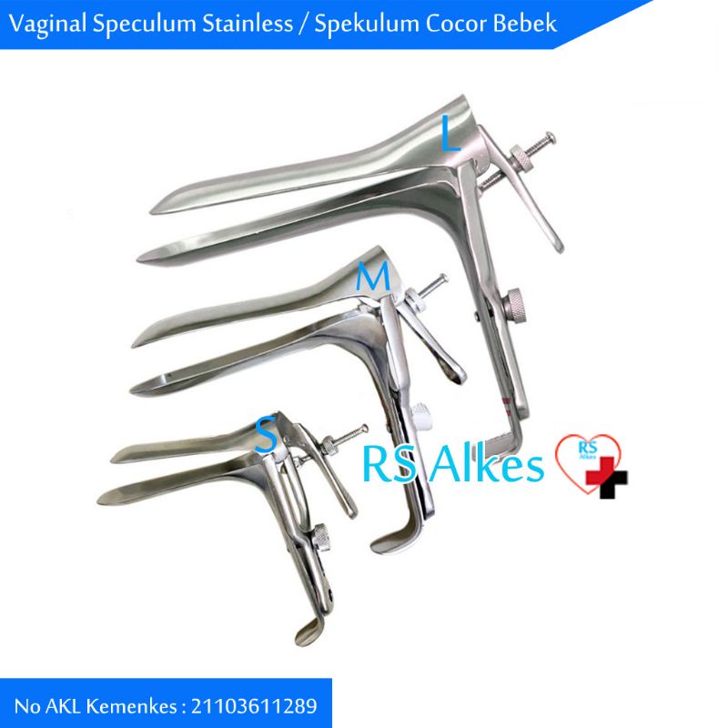 Jual Sims Vaginal Spekulum Vaginal Spekulum Cocor Bebek Stainless Grave ...