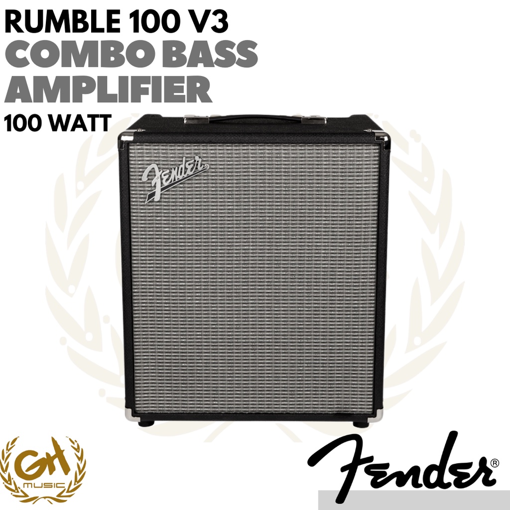 Jual Fender Rumble 100 V3 Combo Bass Amplifier - Ampli Bass Combo 100W ...