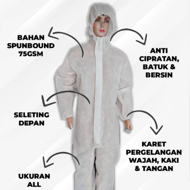 Jual Baju APD anti corona covid 19 STANDARD SNI | Shopee Indonesia