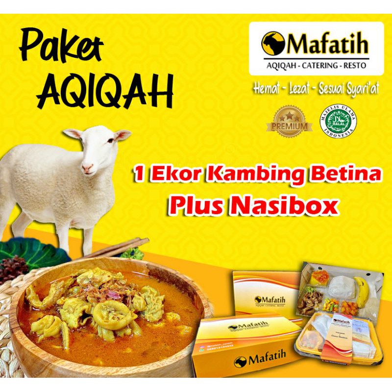 Jual Mafatih Aqiqah - PAKET AQIQAH ANAK PEREMPUAN 1 EKOR KAMBING BETINA ...