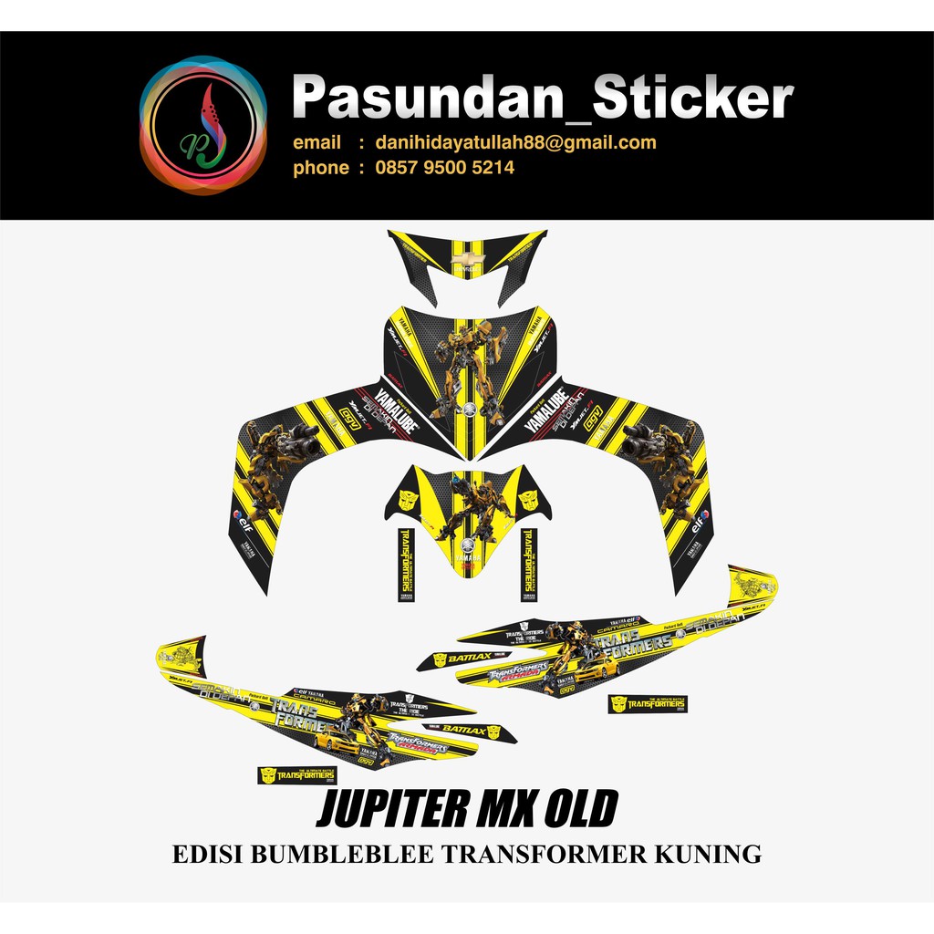 Jual JUPITER MX OLD EDISI BUMBLEBLEE TRANSFORMER KUNING | Shopee Indonesia