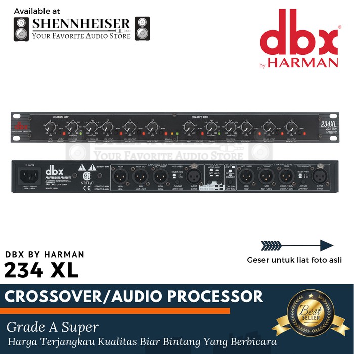 Jual Crossover DBX 234 XL Audio Prossesor | Shopee Indonesia