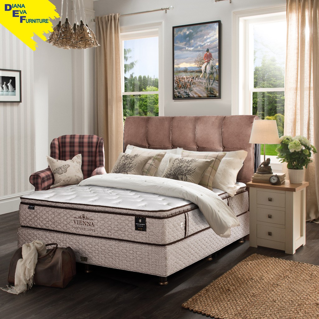 Jual Dreamline Spring Bed Vienna ( Kasur Only ) | Shopee Indonesia