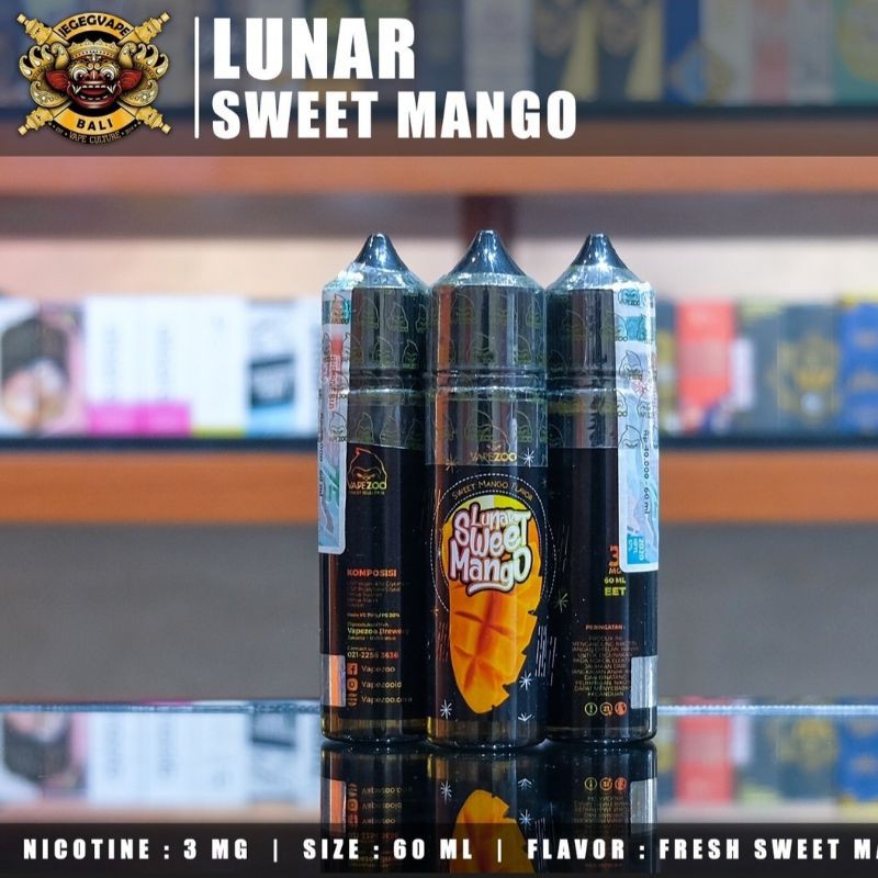 Jual LUNAR SWEET MANGO LIQUID BY VAPEZOO | Shopee Indonesia