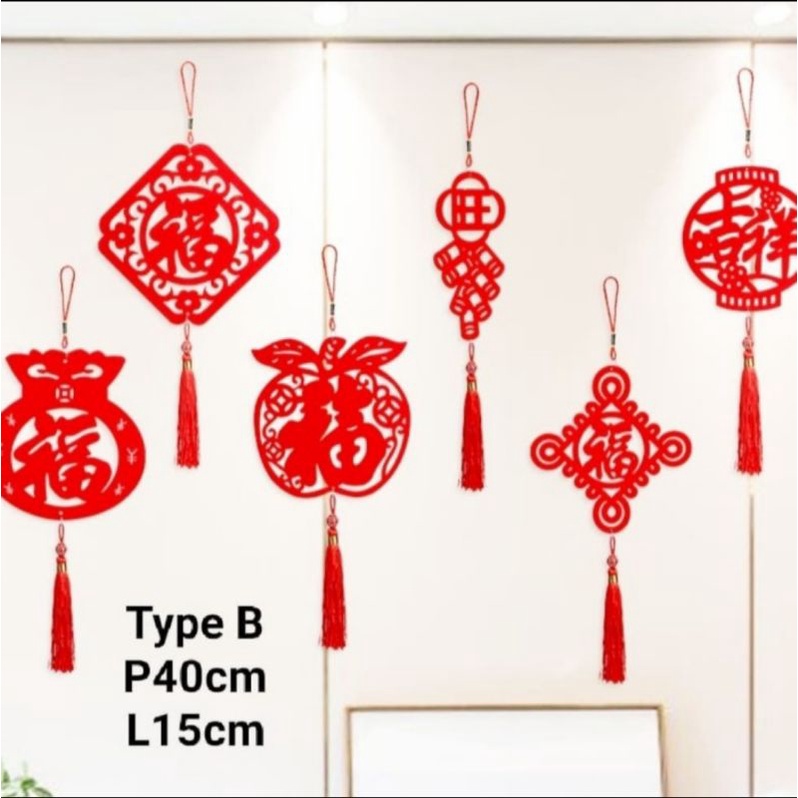 Jual gantungan imlek / hiasan imlek / gantungan dinding imlek | Shopee ...