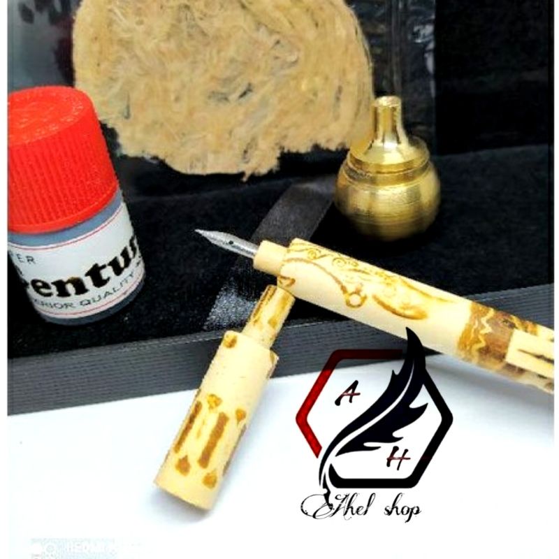 Jual Kalam Nib Pen Pena tutul bambu memaknai kitab | Shopee Indonesia