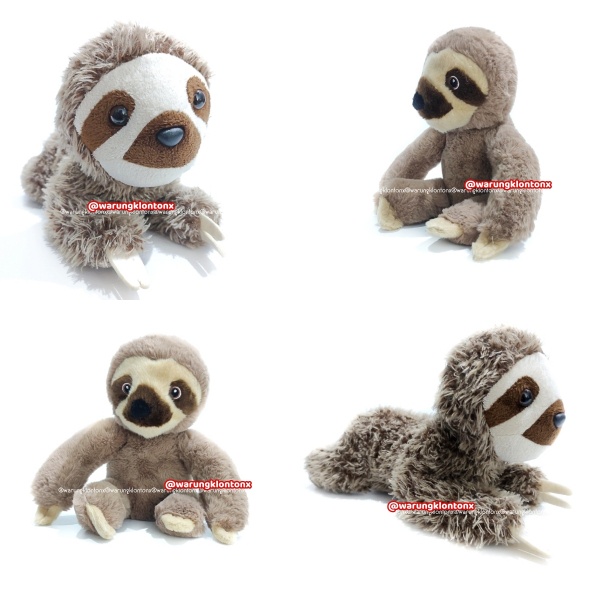 Jual Boneka Binatang Kungkang Kukang Sloth Plush Stuffed Kualitas ...