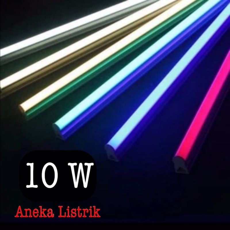 Jual LAMPU TL NEON T5 LED 10W 60CM TUBE WARNA WARNI MODEL KOTAK | Shopee Indonesia