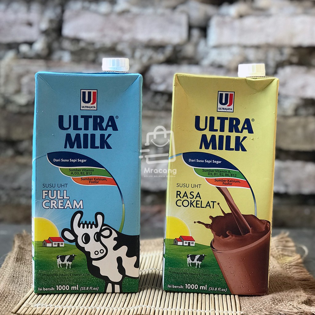 Jual SUSU ULTRA 1000ml - Susu UHT 1Liter | Shopee Indonesia