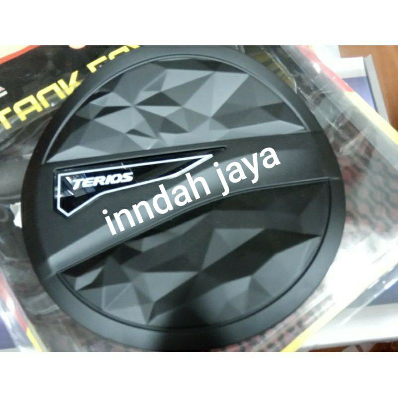 Jual Tank Cover All New Terios Hitam Doff Logo Tulisan Putih | Shopee ...
