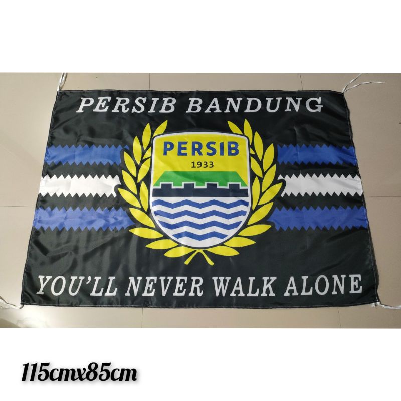 Jual Bendera Persib Bandung hitam Logo | Shopee Indonesia