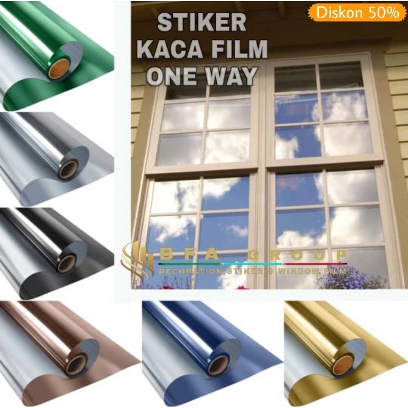 Jual KACA FILM one way cermin Wallpaper Kaca Gedung Mobil Rumah Peredam ...
