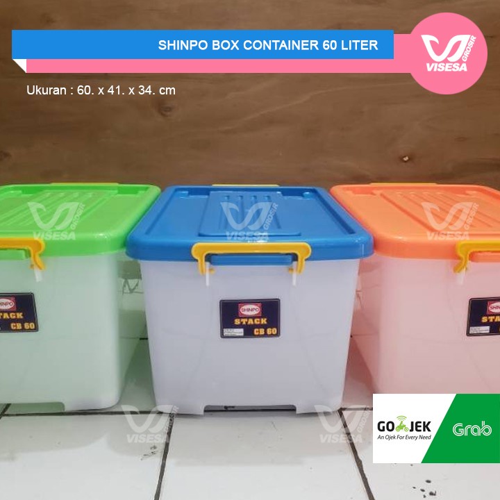 Jual Kontainer Box Shinpo Container Box 15L 30L 45L 50L 52L 60L 70L 75L 82L 95L 130L 150L ...