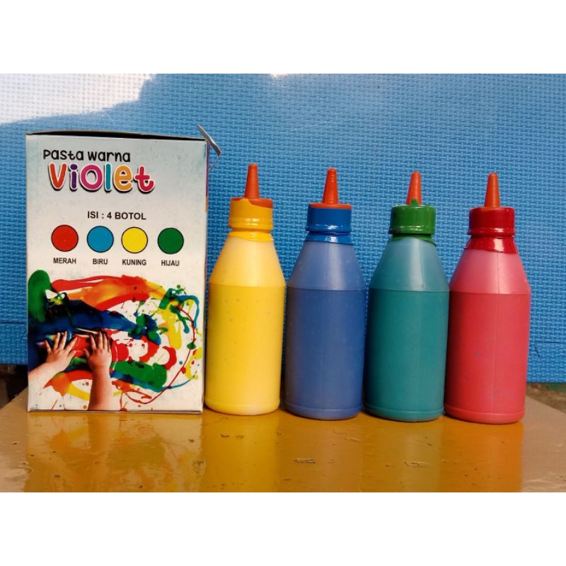 Jual PASTA WARNA, PASTA KREATIF VIOLET, FANGER PAINTING, PEWARNA SEGALA ...