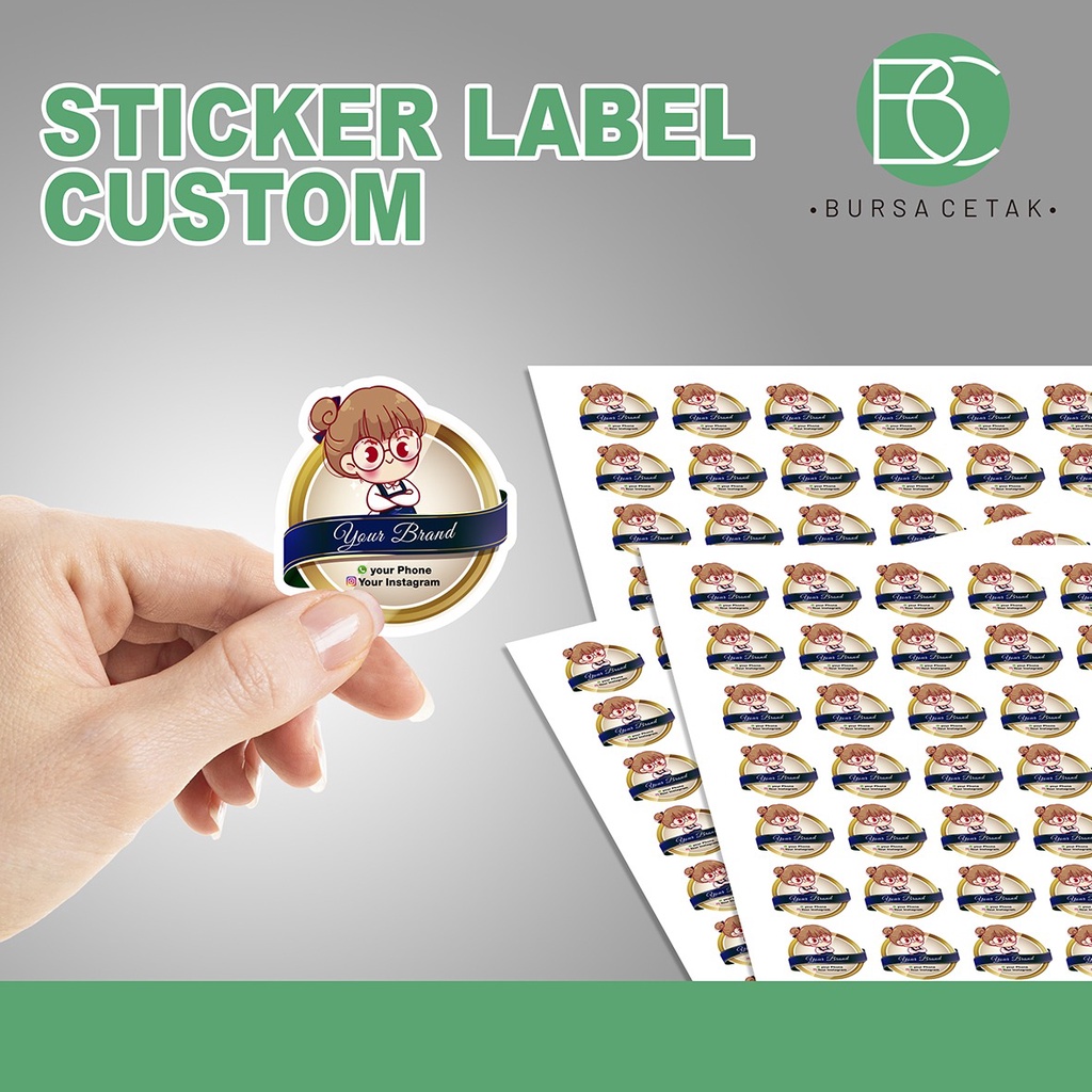 Jual BURSA CETAK - Cetak / Print Sticker Vynil A3+ / Stiker Label ...