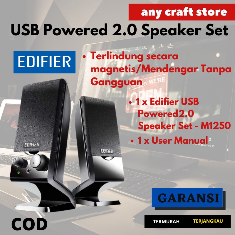 Jual Speaker Komputer Multimedia Stereo Edifier R10U | Shopee Indonesia