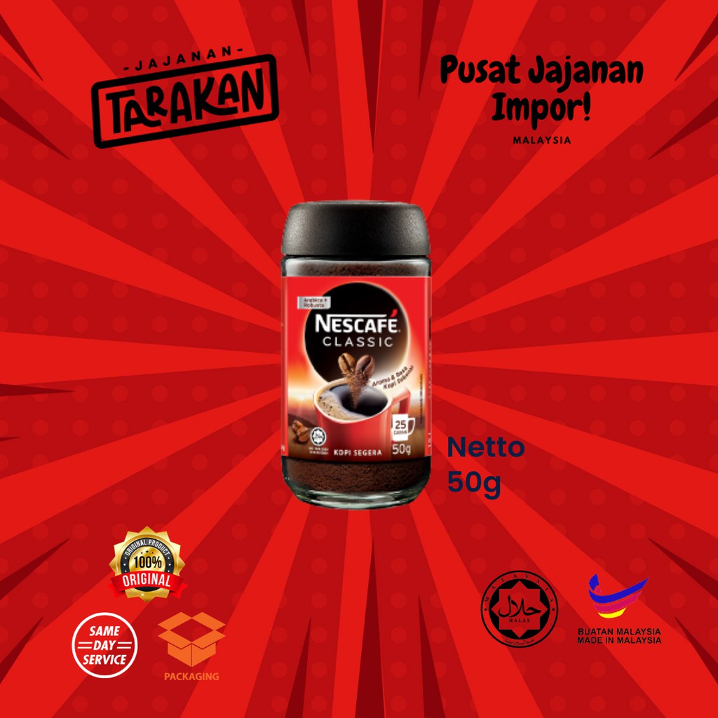 Jual Nescafe Botol 50gr Malaysia | Shopee Indonesia