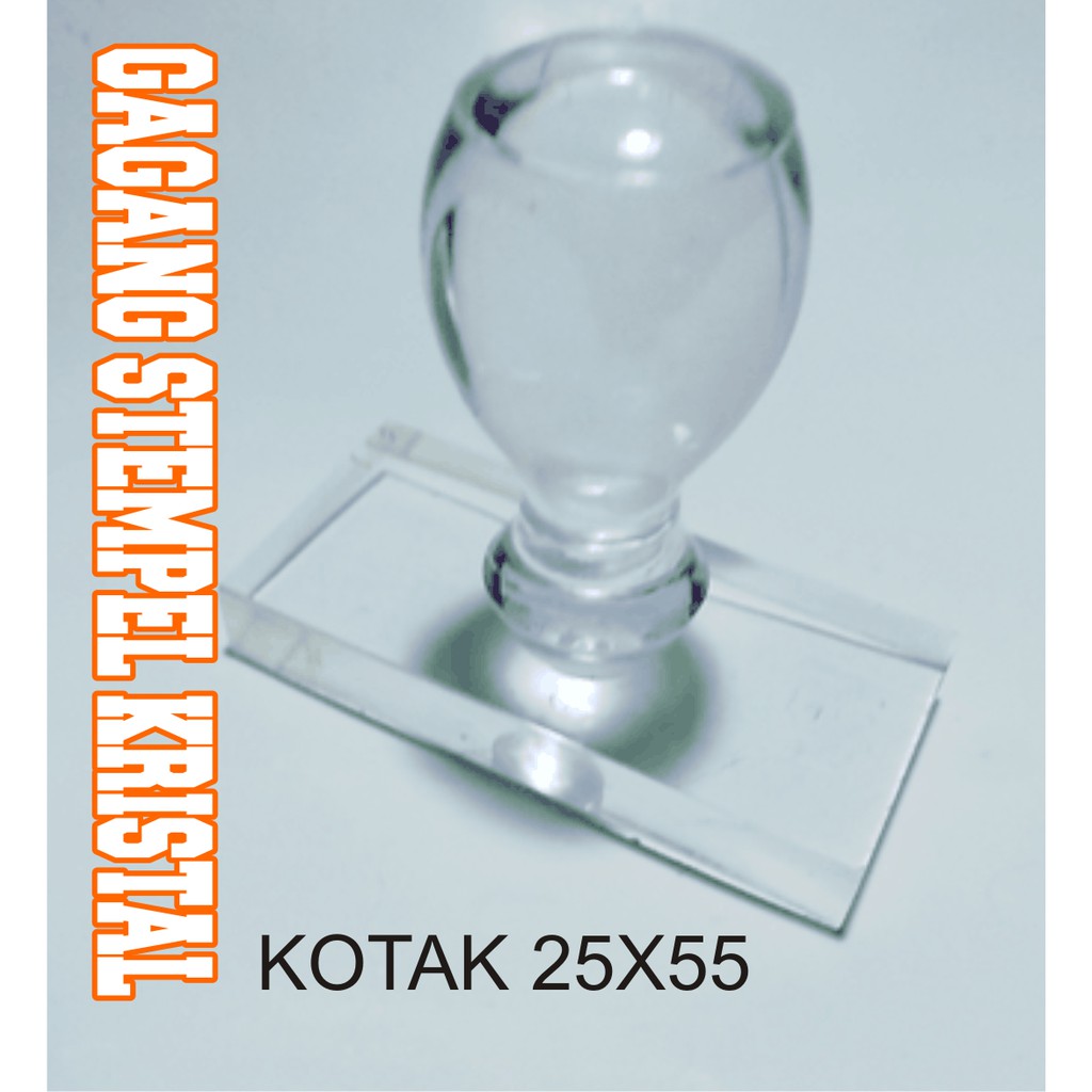 Jual GAGANG STEMPEL KRISTAL 25X55 | Shopee Indonesia