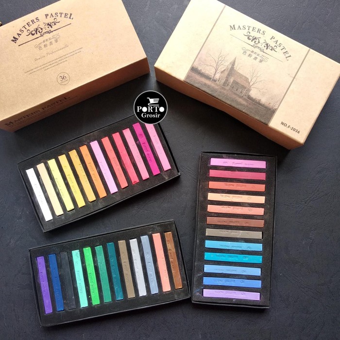 Jual PASTEL-DRY-OIL- MARIES MASTER SOFT PASTEL COLOR CRAYON HAIR ...