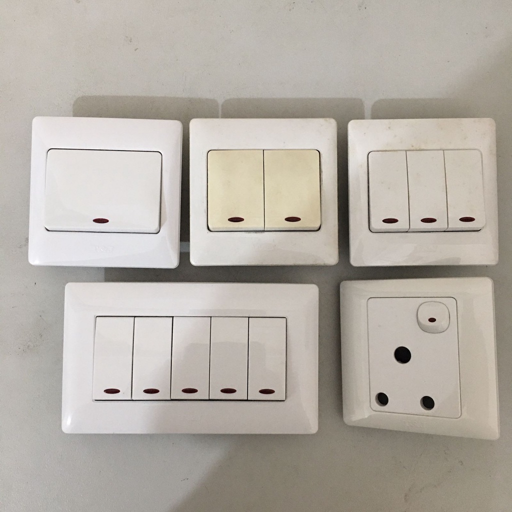 Jual T&J ELECTRIC RADIANCE WHITE WITH NEON SWITCHED SOCKET T AND J ...