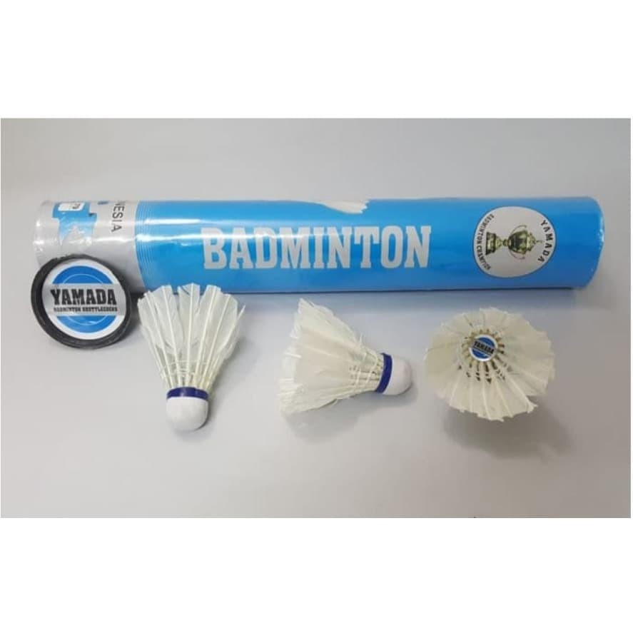 Jual SHUTTLECOCK COCK BADMINTON ANAK YAMADA BIRU ISI 12PCS 1 SLOP ANAK ...
