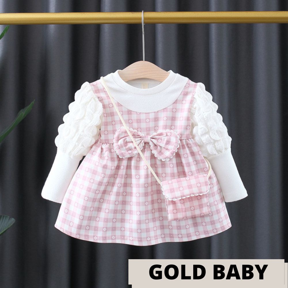 Jual Dress Dres Gaun Baju Pakaian Bayi Baby Korean Korea Style Dress ...