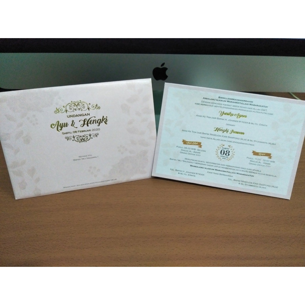 Jual Undangan Pernikahan Hard Cover Landscape | Shopee Indonesia