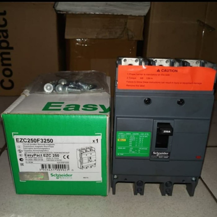 Jual Mccb /Breaker Schneider Easypact EZC250F 3pole 125A (18ka) | Shopee Indonesia