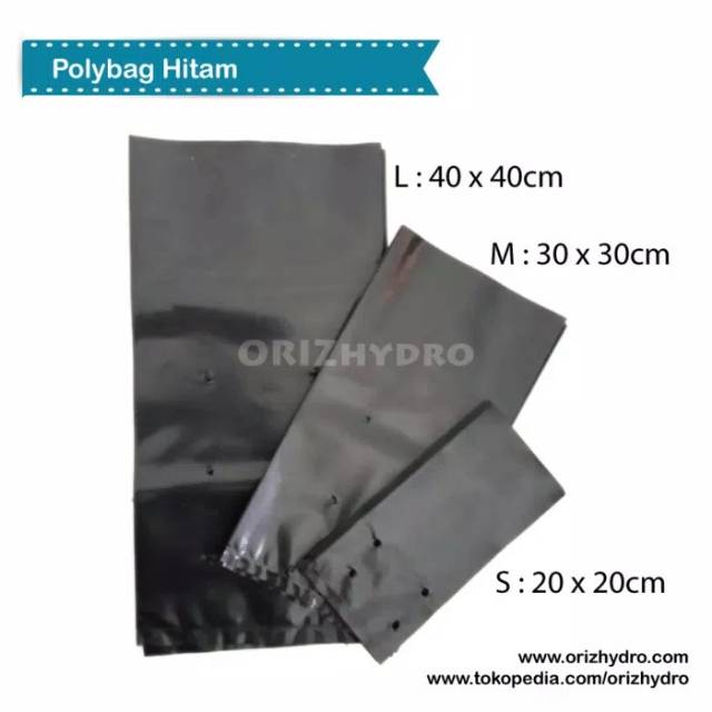 Jual Polybag Hitam (M) | Shopee Indonesia