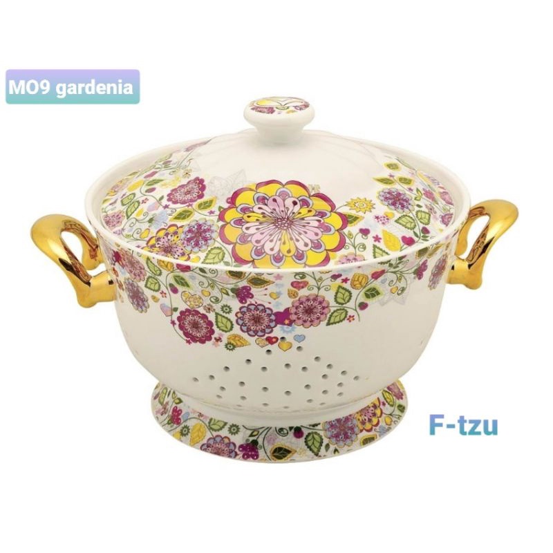 Jual Tempat nasi belanga 26cm MO9 motif Gardenia merek Vicenza | Shopee ...