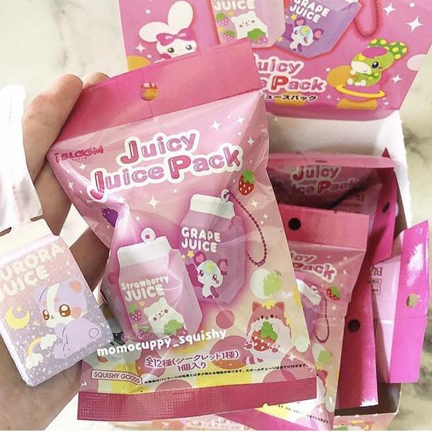 Jual ZIBE SQUISHY LICENSED juicy juice pack by ibloom ( ORI JEPANG ...
