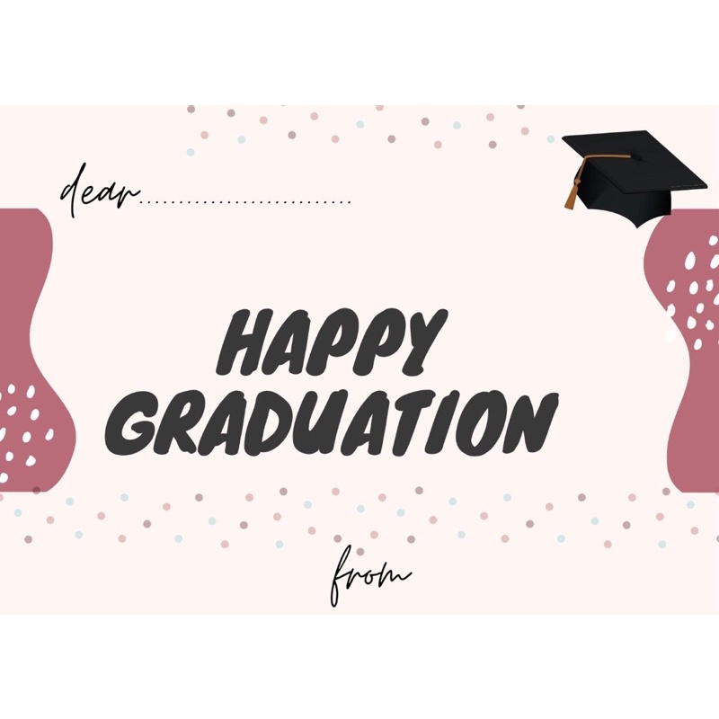 Jual greeting card / kartu ucapan semprotulation, graduation ...
