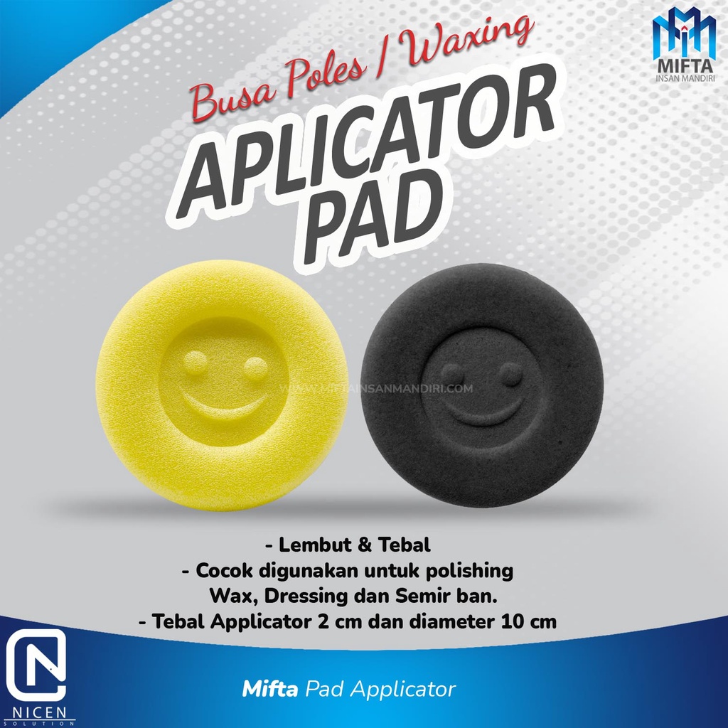 Jual BUSA POLES KENDARAAN / COATING PAD/ APLIKATOR PAD / BUSA WAXING ...