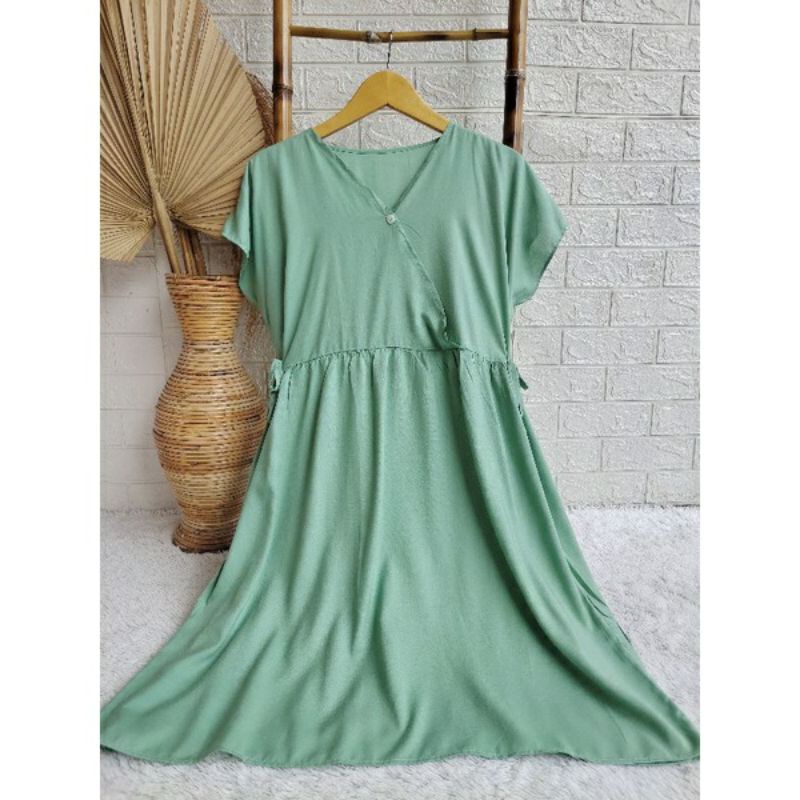 Jual DASTER KIMONO POLOS PENDEK BUSUI RAYON PREMIUM LD 120 CM | Shopee ...