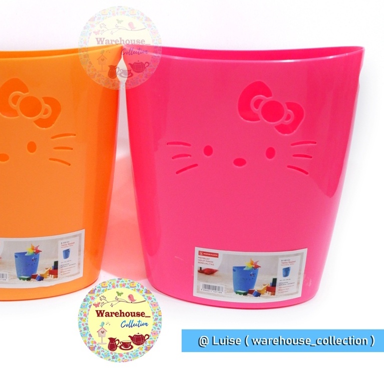 Jual KERANJANG SAMPAH TABBY / TEMPAT SAMPAH HELLO KITTY / TEMPAT ...