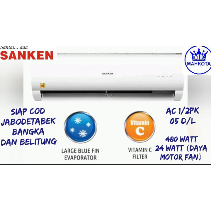 Jual AC SANKEN 05 ESA VIT C 1/2 PK | Shopee Indonesia