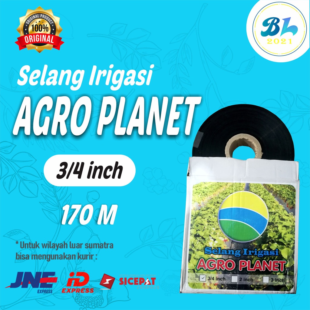 Jual Selang Drip / Selang Irigasi 3/4" - Cap Agro Planet untuk pertanian | Shopee Indonesia
