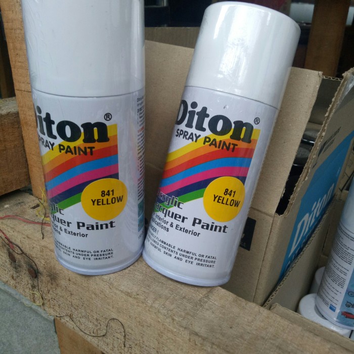 Jual Pilok Pilox Pylox Cat Semprot Diton Yellow 841 / Kuning (841 ...