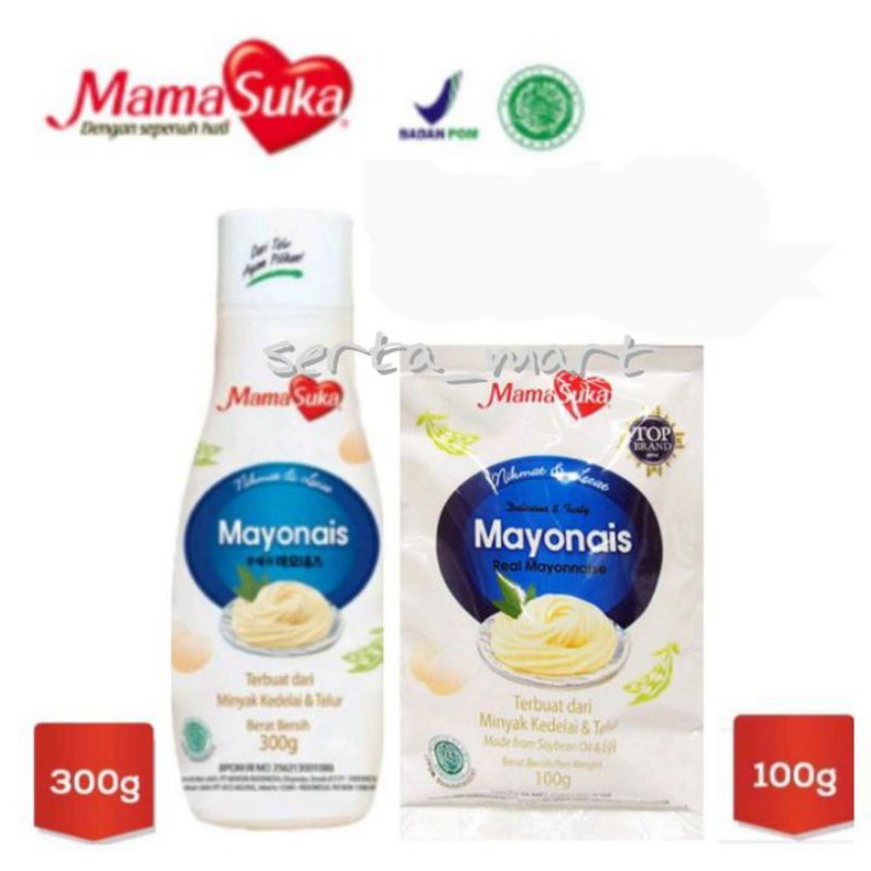 Jual MamaSuka Mayo / Mayonais Ori Sachet 100gr / Mama Suka Mayonaise ...