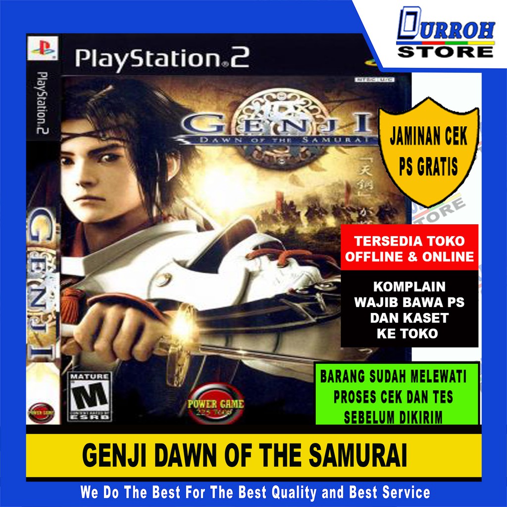 Jual KASET GAMES PS2 / PLAYSTATION 2 GENJI DAWN OF SAMURAI | Shopee Indonesia