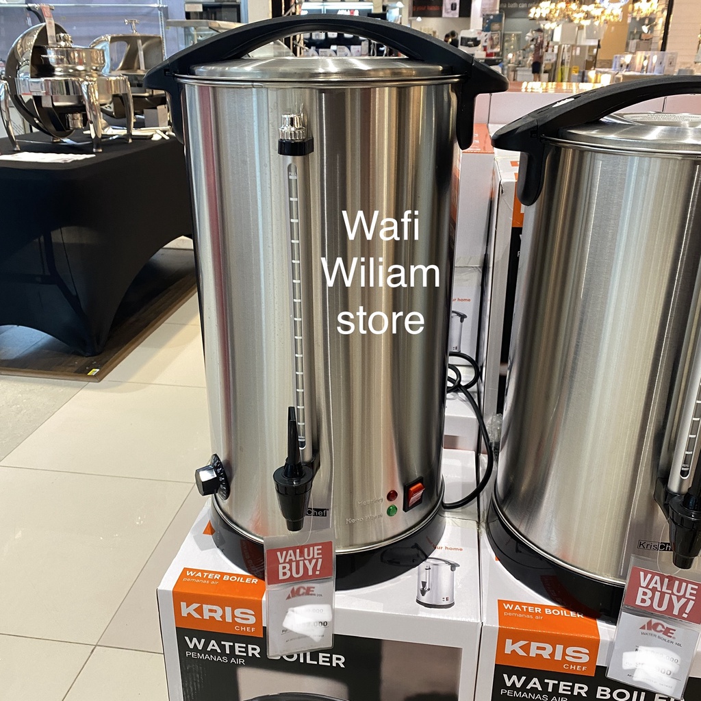 Jual Krischef Krisbow water boiler pemanas air teko Listrik 20 Liter ...