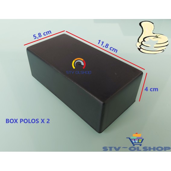Jual Box Polos X 2 Plastik / Box Polos Hitam Serba Guna | Shopee Indonesia