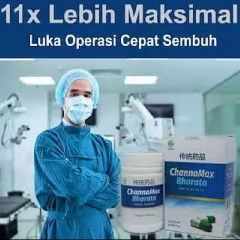 Jual CHANNAMAX Kapsul Herbal Pengering Luka Infeksi Dan Bekas Operasi ...