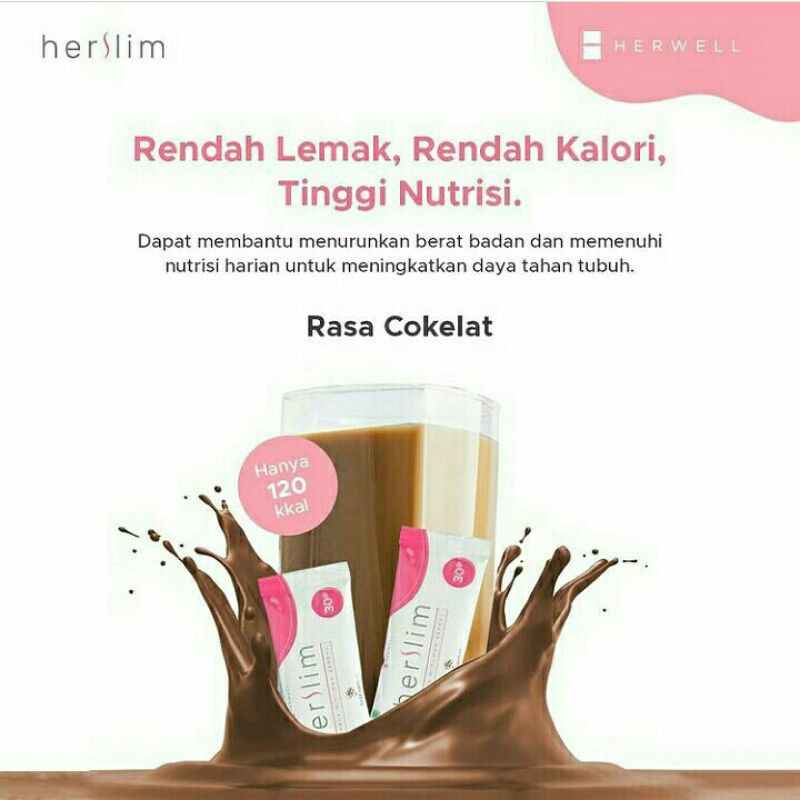 Jual Herslim HERWELL 1 Sachet The Ultimate Diet Formula - Susu ...