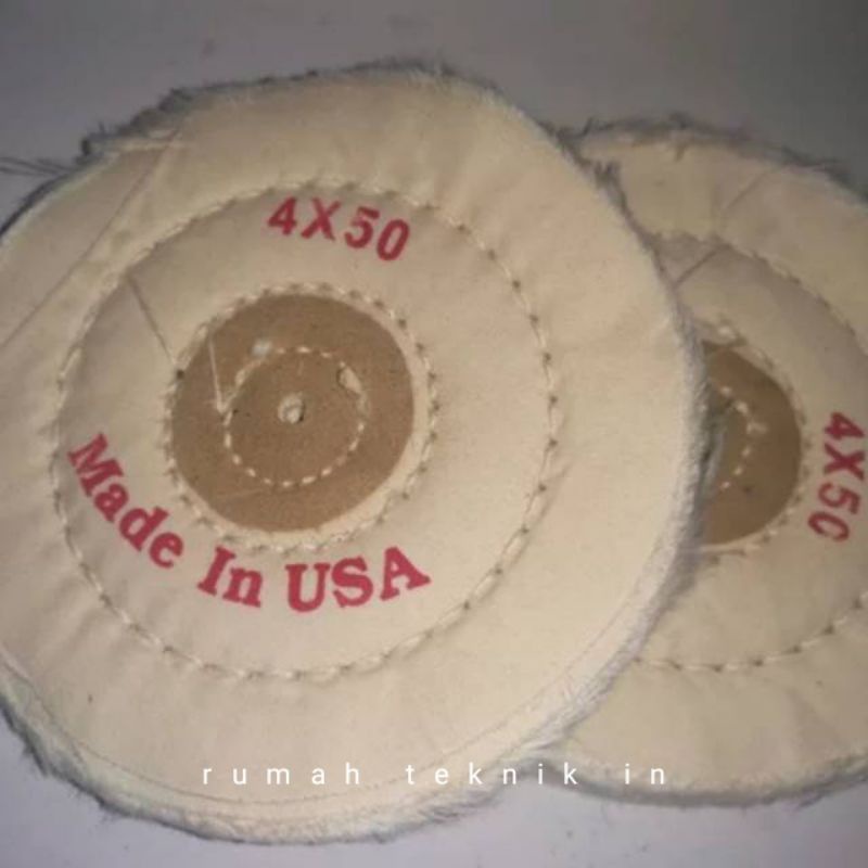 Jual polishing wool pad 4 inch pad kain wool untuk poles emas ...