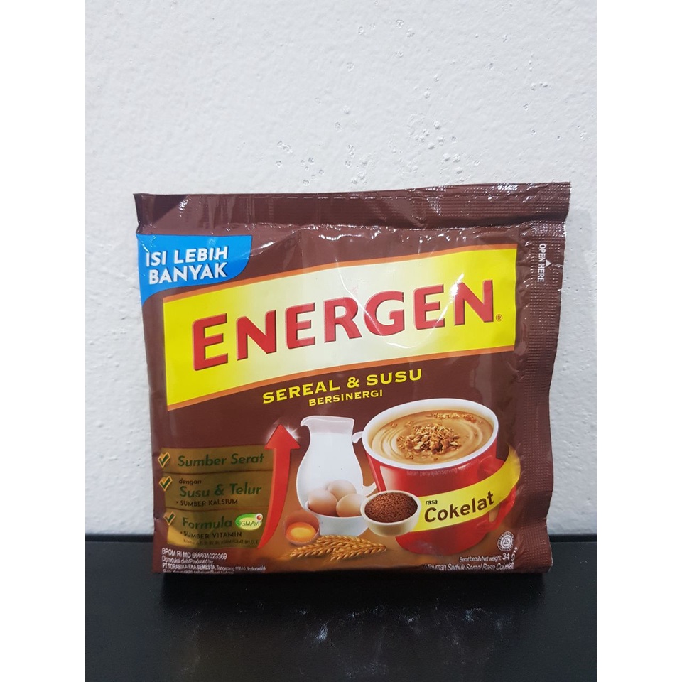 Jual Energen Sereal Kacang Hijau Coklat Kurma Vanila Vanilla Jahe ...